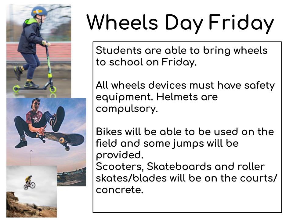 Wheels Day Friday – South Mākirikiri School